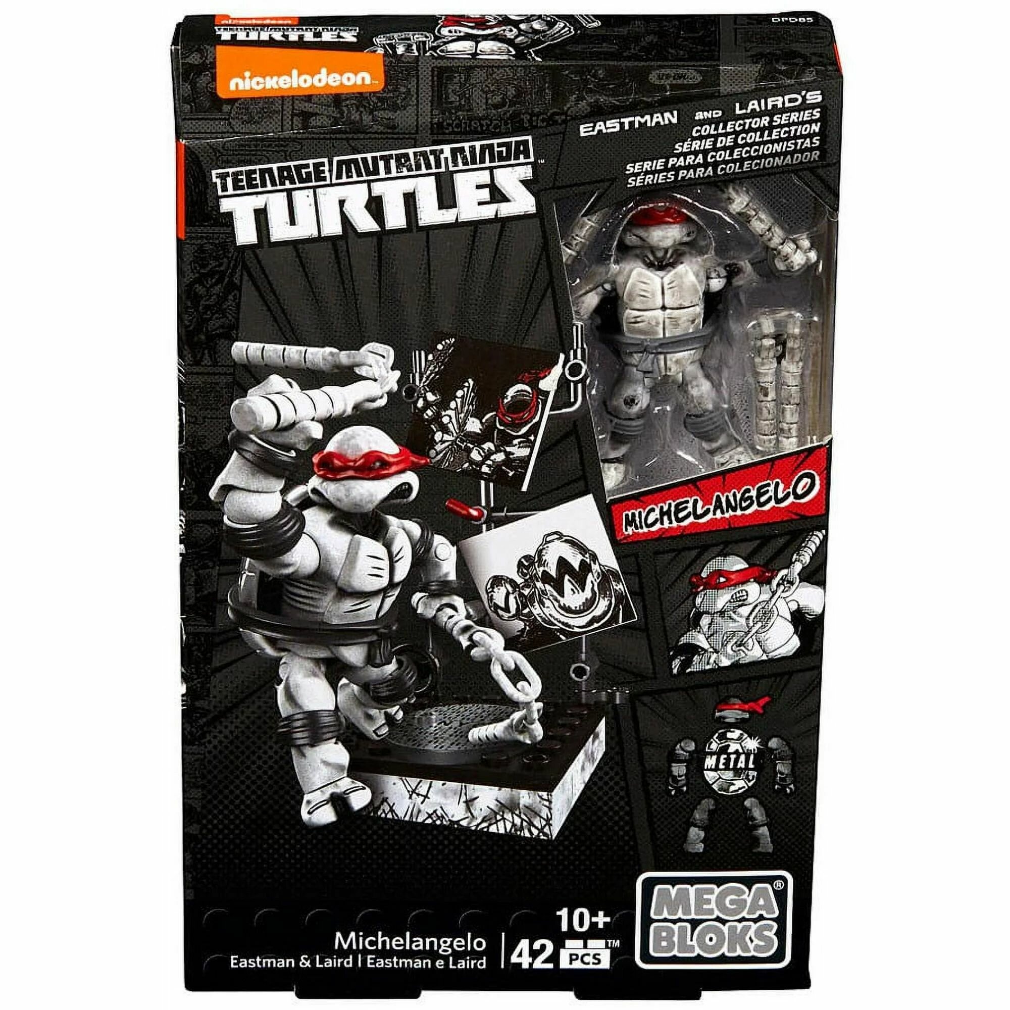 Mega Bloks/Teenage Mutant Ninja Turtles -Микеланджело, черно-белая коллекция