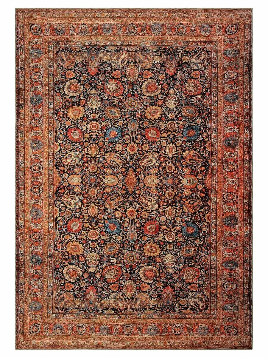 Private 50-41T Винтажный ковер 75x150 см шафрановый бархат