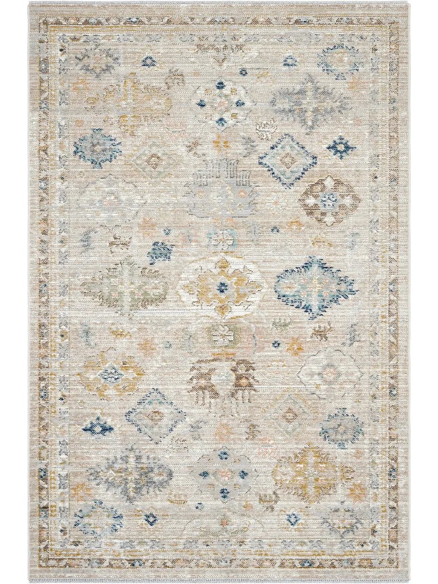 Zaraf 404-22 Винтажный ковер 80x300 см песчаная симфония