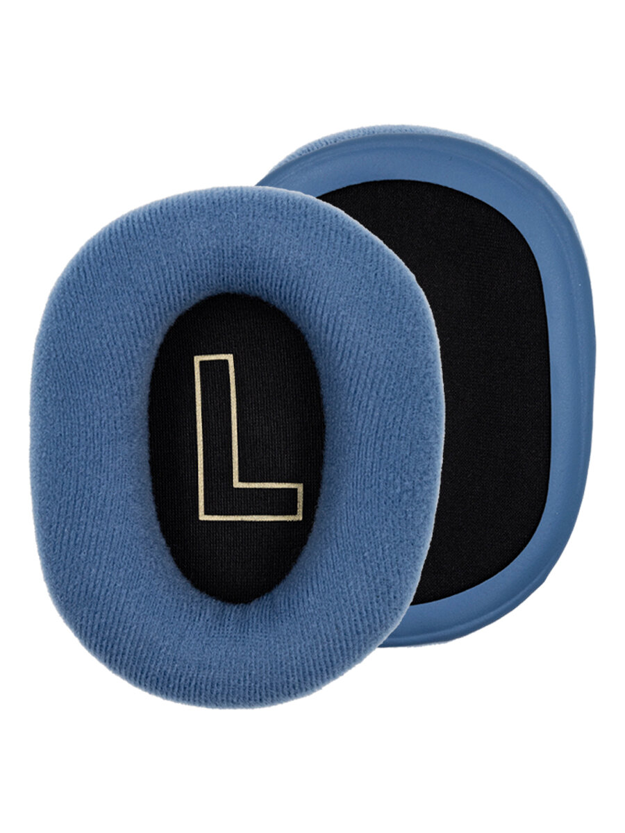 Амбушюры для наушников Logitech G Pro X, G Pro, G Pro X2 (Велюр, синий)