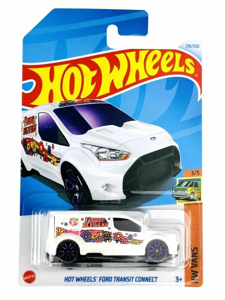 Машинка базовая Hot Wheels Ford Transit Connect Flower Delivery TH