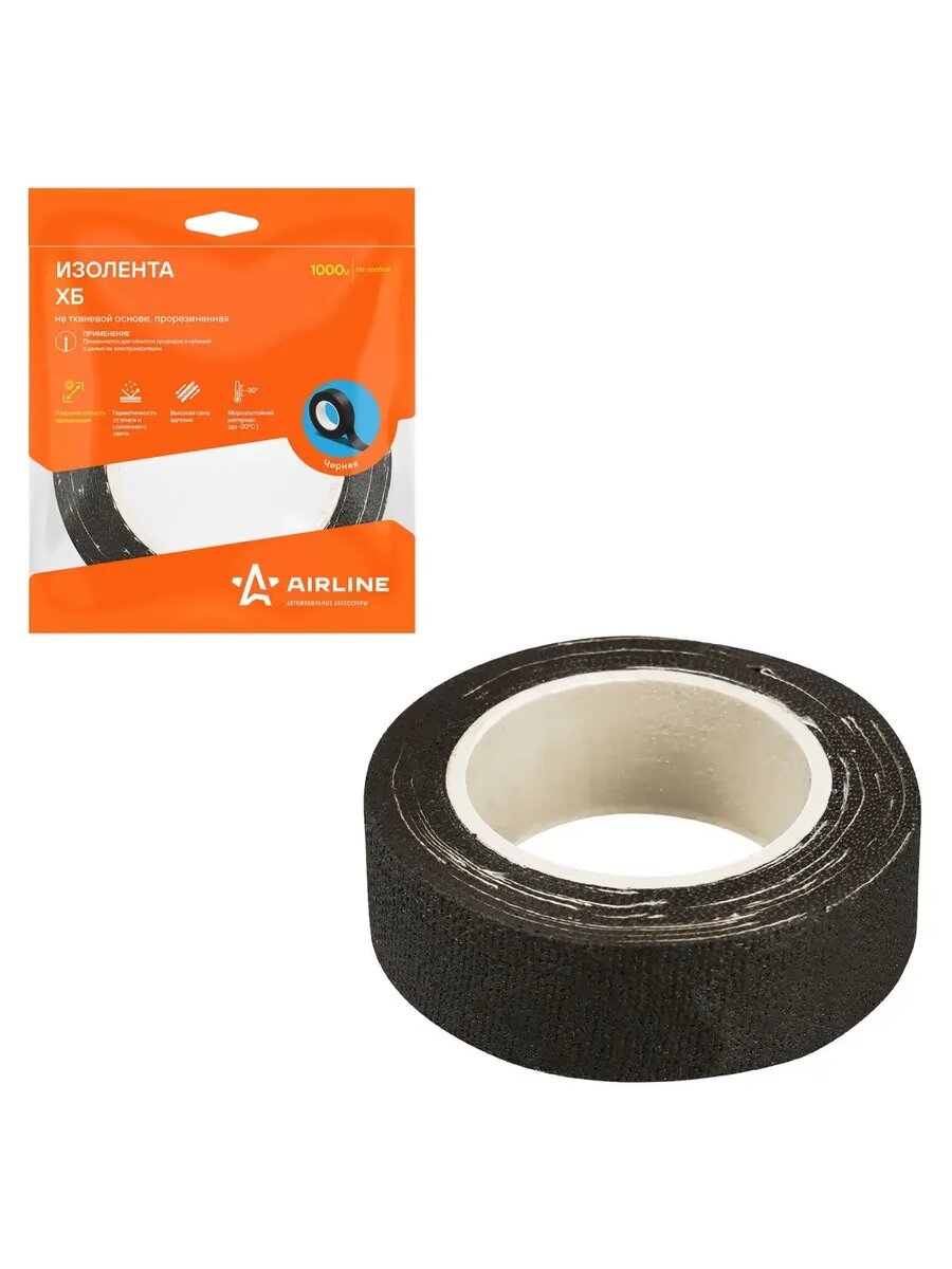 Изолента ХБ 50г AIRLINE ADHB001