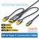 Кабель DP to Type-C 4K 60Гц 3M, 2USB
