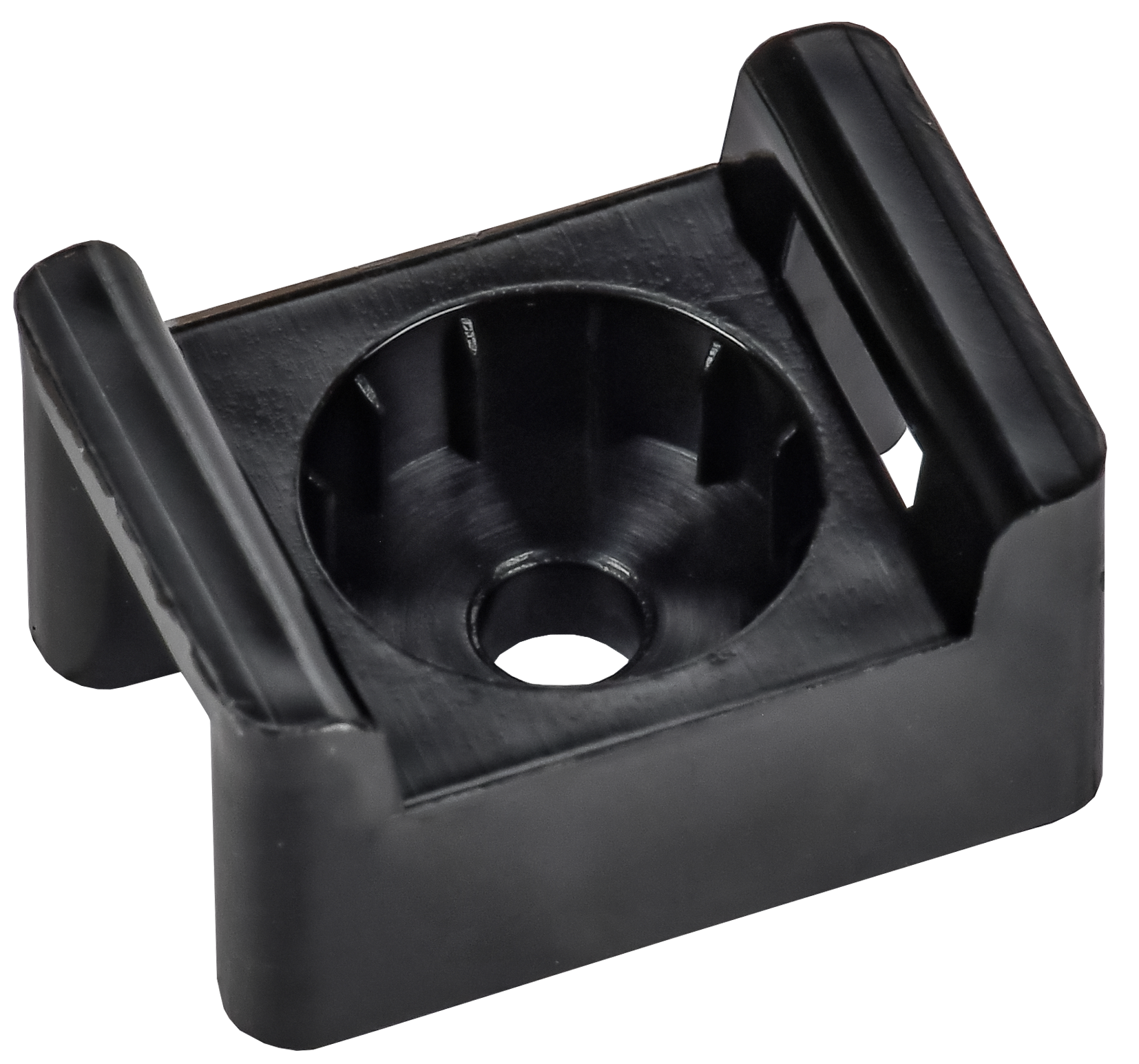 Площадка монтажная 16х23 черная под пистолет (100шт/упак) IEK UHP20-16-23-100-K02