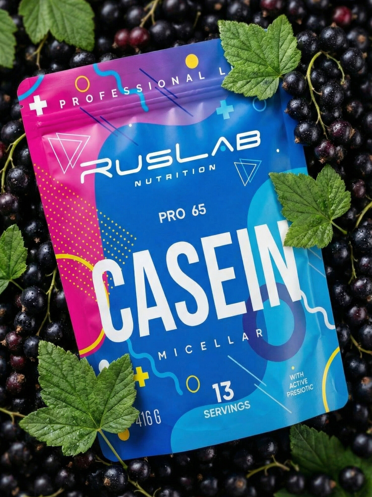 Казеиновый протеин "PRO 65", белковый коктейль для массы, 800 г