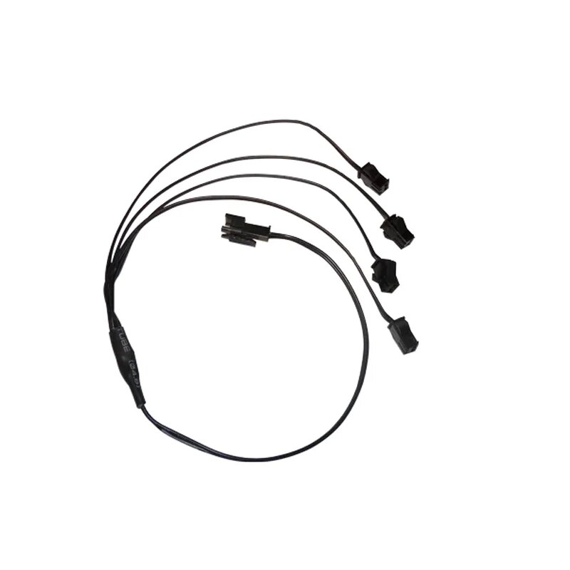 EL Wire RGB 1M Черный, 30см 1to 4