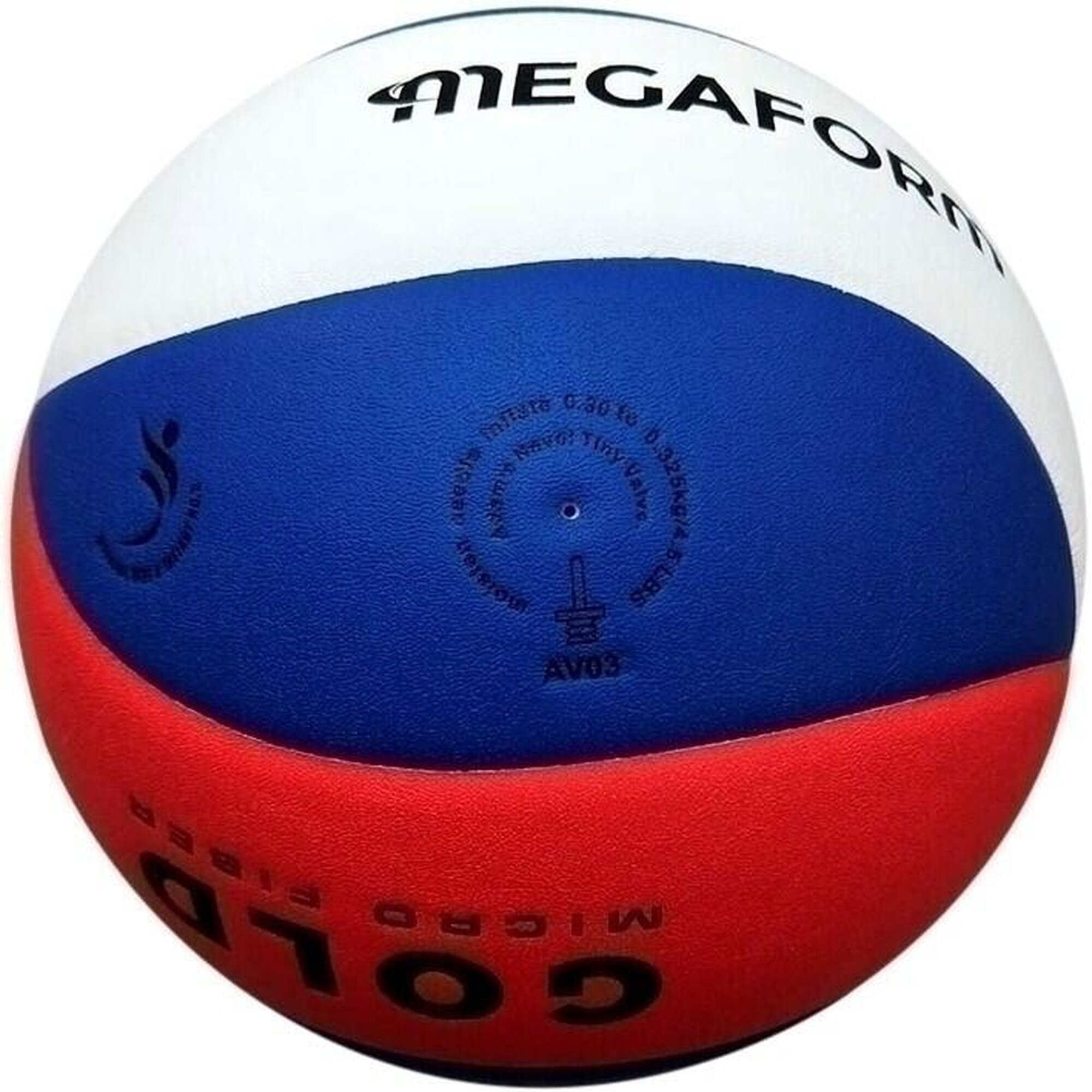 Волейбольный мяч Decathlon Megaform Gold V2, 8 панелей, полиуретан, размер 5