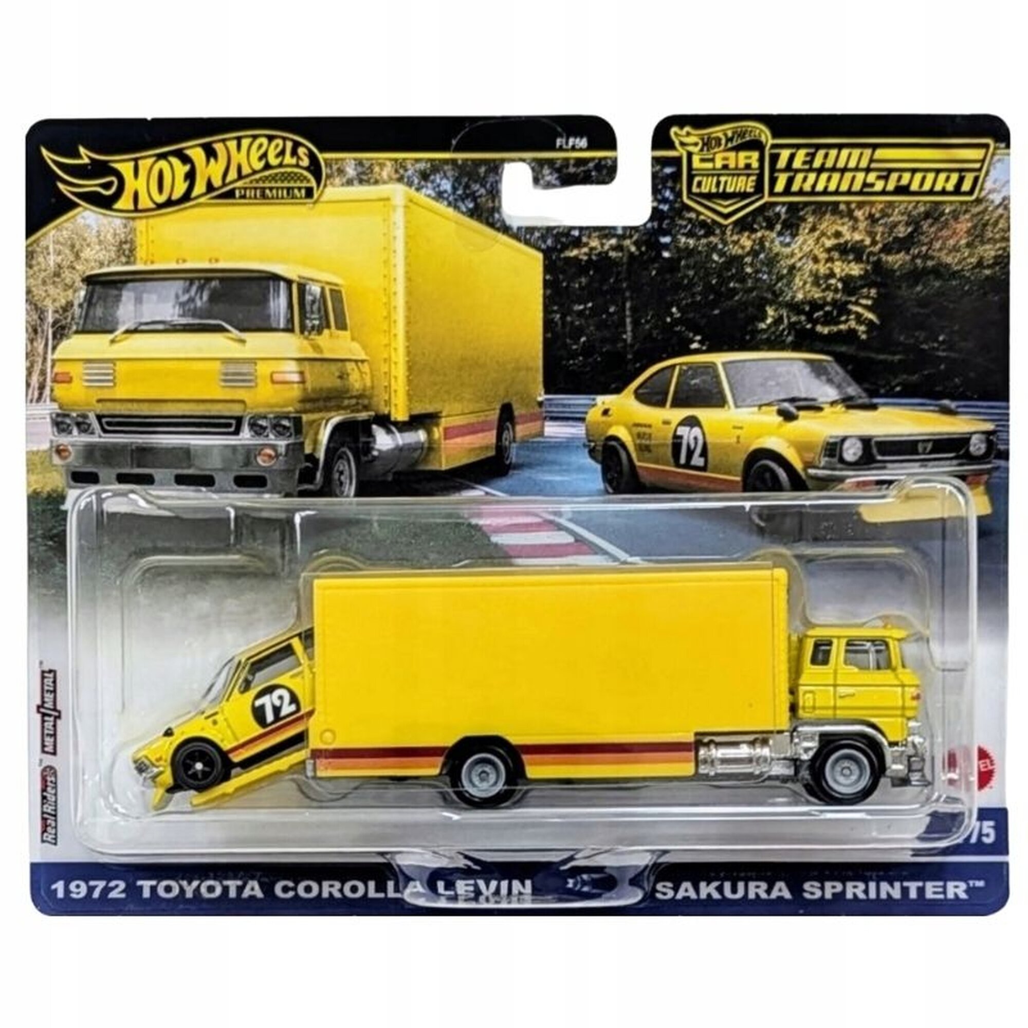 Игрушечный транспорт Hot Wheels Team Transport - Набор Toyota Corolla Levin/Sakura Sprint - Хот Вилс JBM34