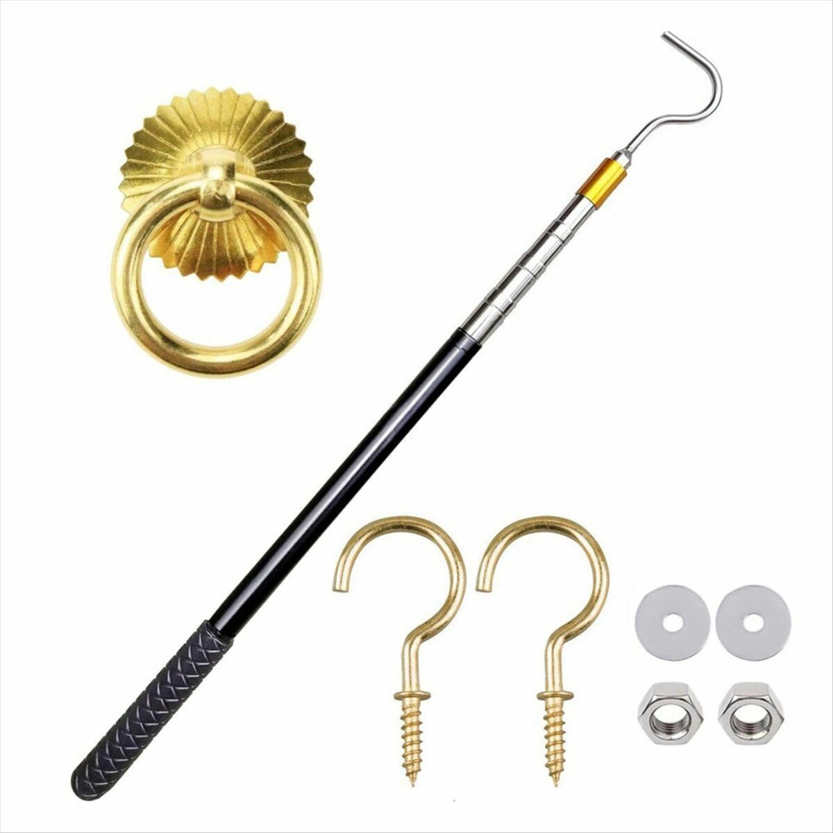 Крюк Для Спуска На Чердак, Комплект Системы Спуска Чердачной Лестницы