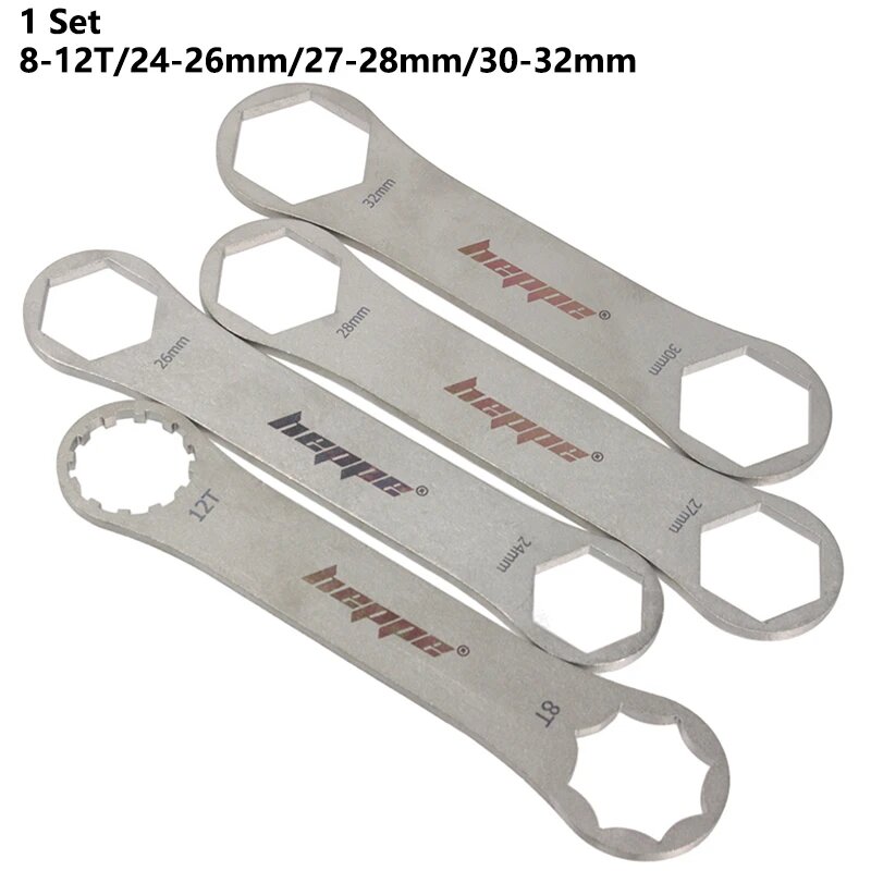 HEPPE Гаечный ключ для вилки велосипеда 24/26/27/28/30/32 мм Белый, 1 Set