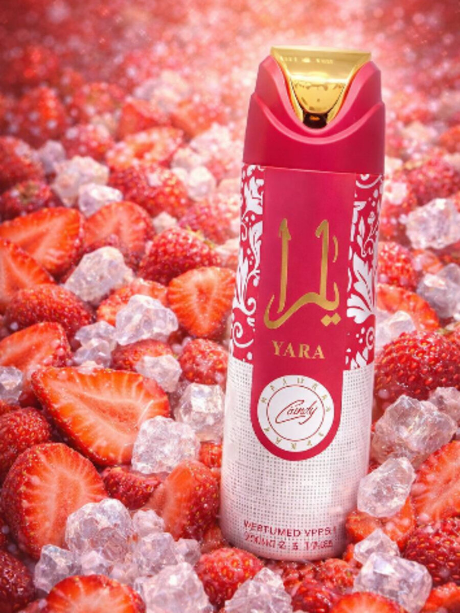 Дезодорант Lattafa "Yara Candy", спрей, гипоаллергенный, 200мл