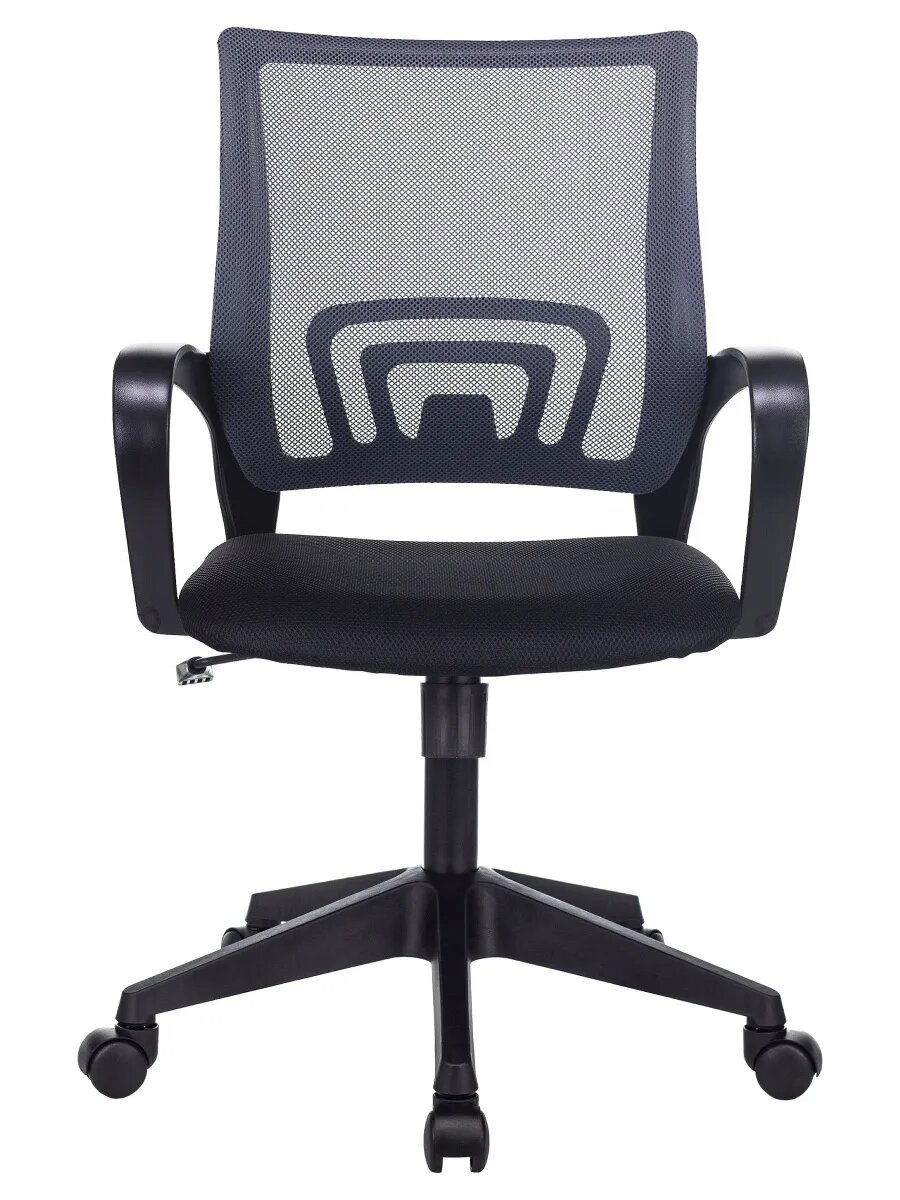 Кресло офисное Бюрократ CH-695N/SL/DG/TW-11 TW-04, TW-11, черный/серый