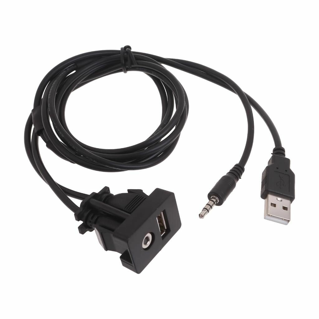 USB + 3,5 мм AUX-кабель — фото 1