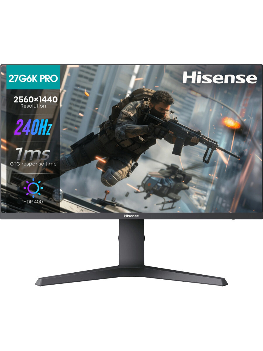 27" Монитор Hisense 27G6K-PRO черный 2K IPS
