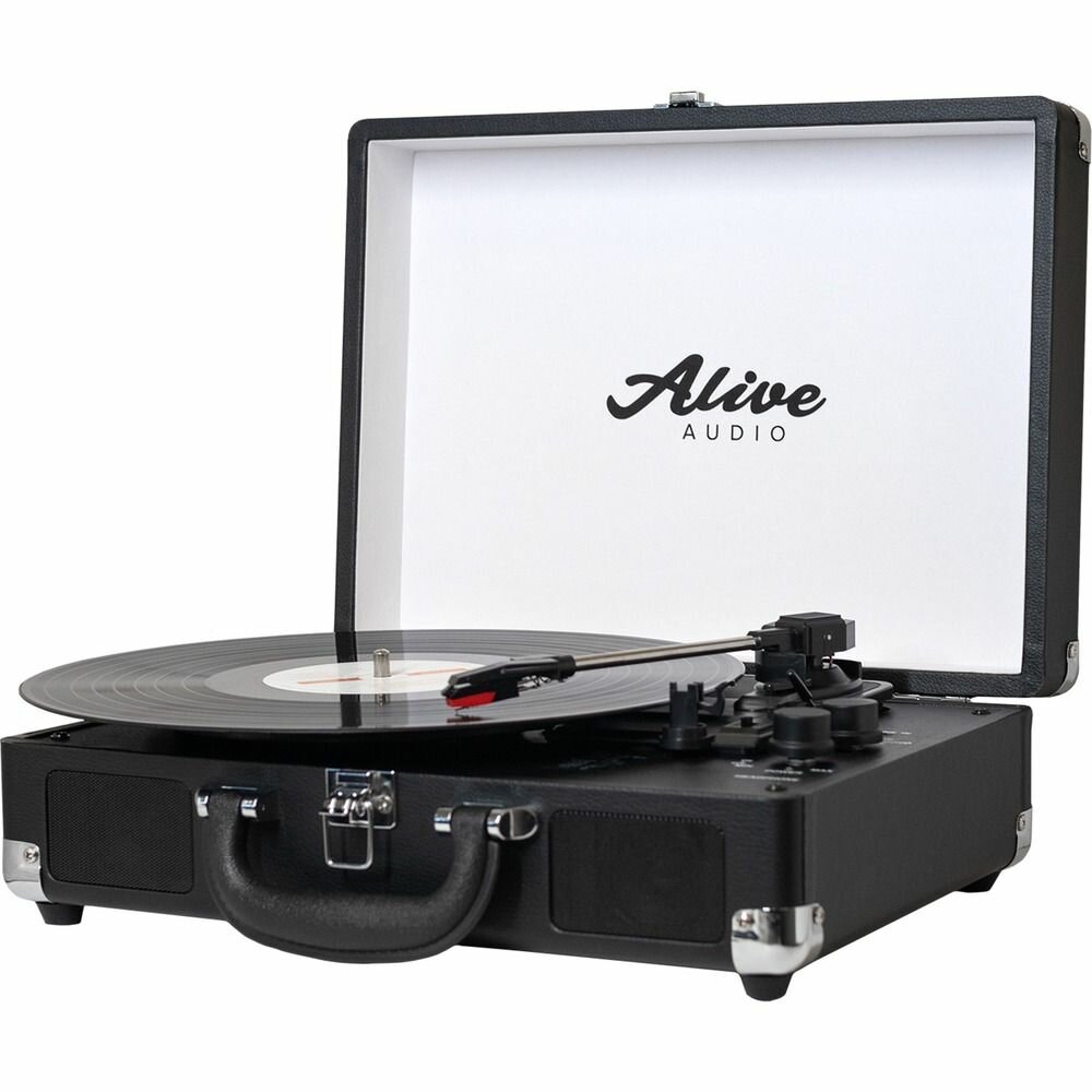 Проигрыватель виниловых пластинок Alive Audio Glam Noir, черный