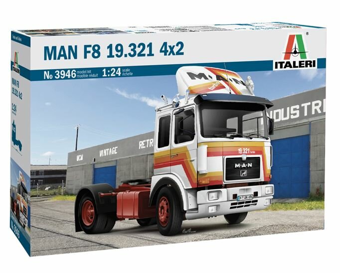 Сборная модель "Автомобили и мотоциклы MAN F8 19.321 4x2" (1:24), артикул 3946