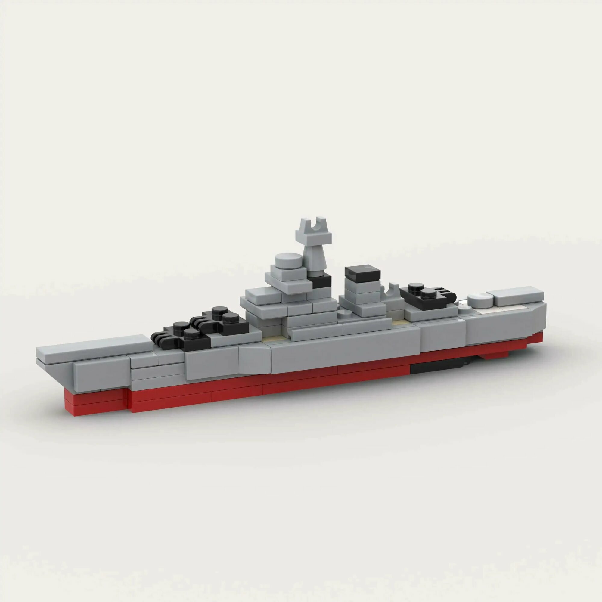 Модель линкора moc, строительные блоки, детская головоломка, подходящая игрушка