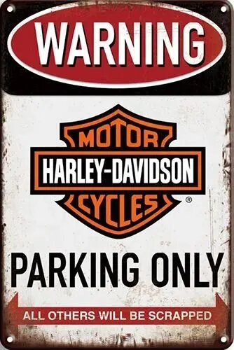 Harley Davidson, табличка металлическая, постер на стену табличка металлическая, постер на стену30x20cm