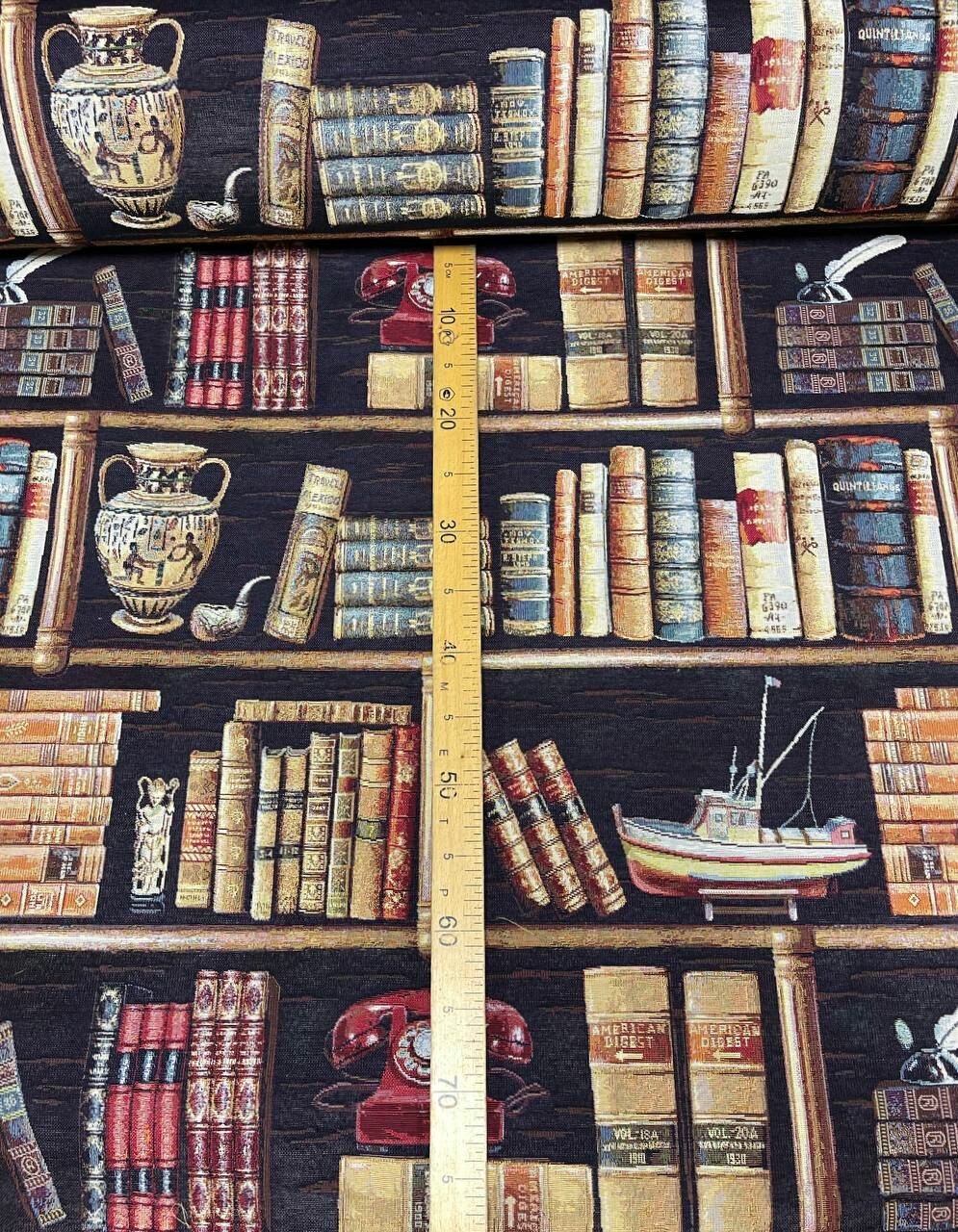 Ткань гобелен легобелен "Либерия Кораблик", отрезом, 100x280см
