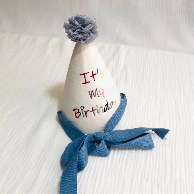 Колпак из фетра праздничный на день рождения для фотосессии с надписью It's my birthday