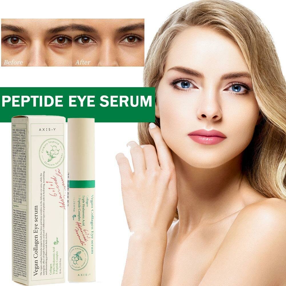 Антивозрастная сыворотка для глаз с пептидами 10 мл/ Vegan Collagen Eye Serum 10 ml