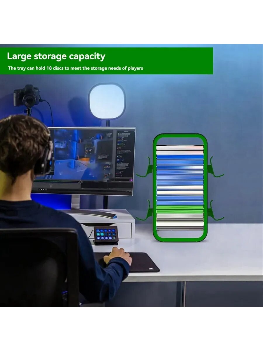 Game Storage Rack for Xbox Multi-Function Disc Rack P5 Game — фото 1