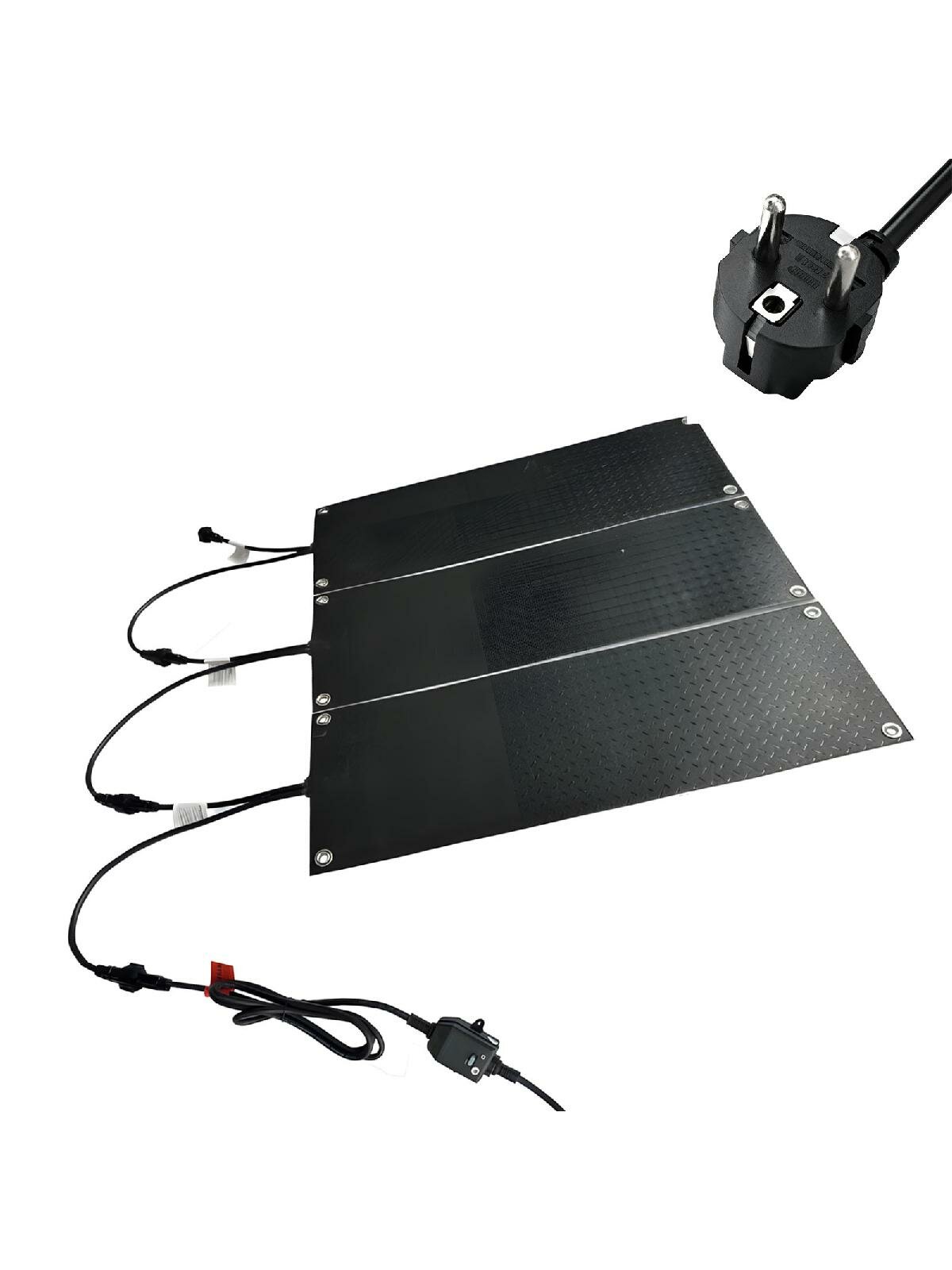 Простой уличный противоскользящий коврик для таяния снега 30x90 см 220 В европейский