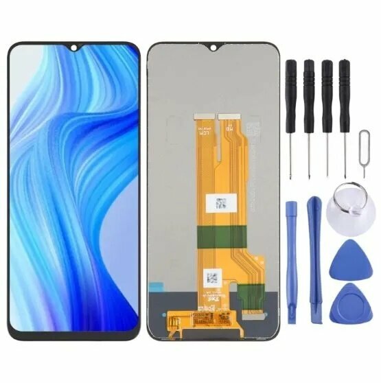 Realme V20 ЖК-дисплей с сенсорным экраном в сборе для сотового телефона, включая набор инструментов + клей B7000