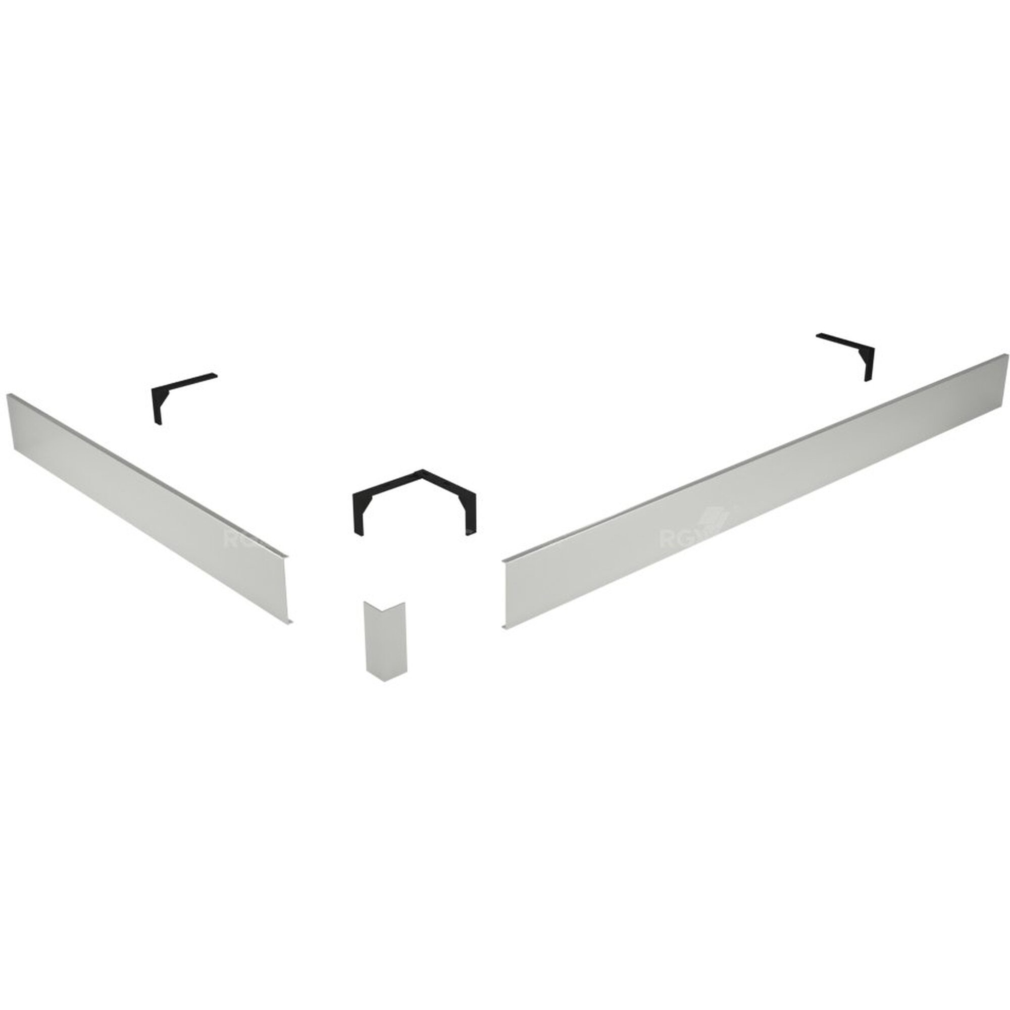 Экран для поддона RGW N, ST-21 80х150 см прямоугольный Белый (50231585-01)