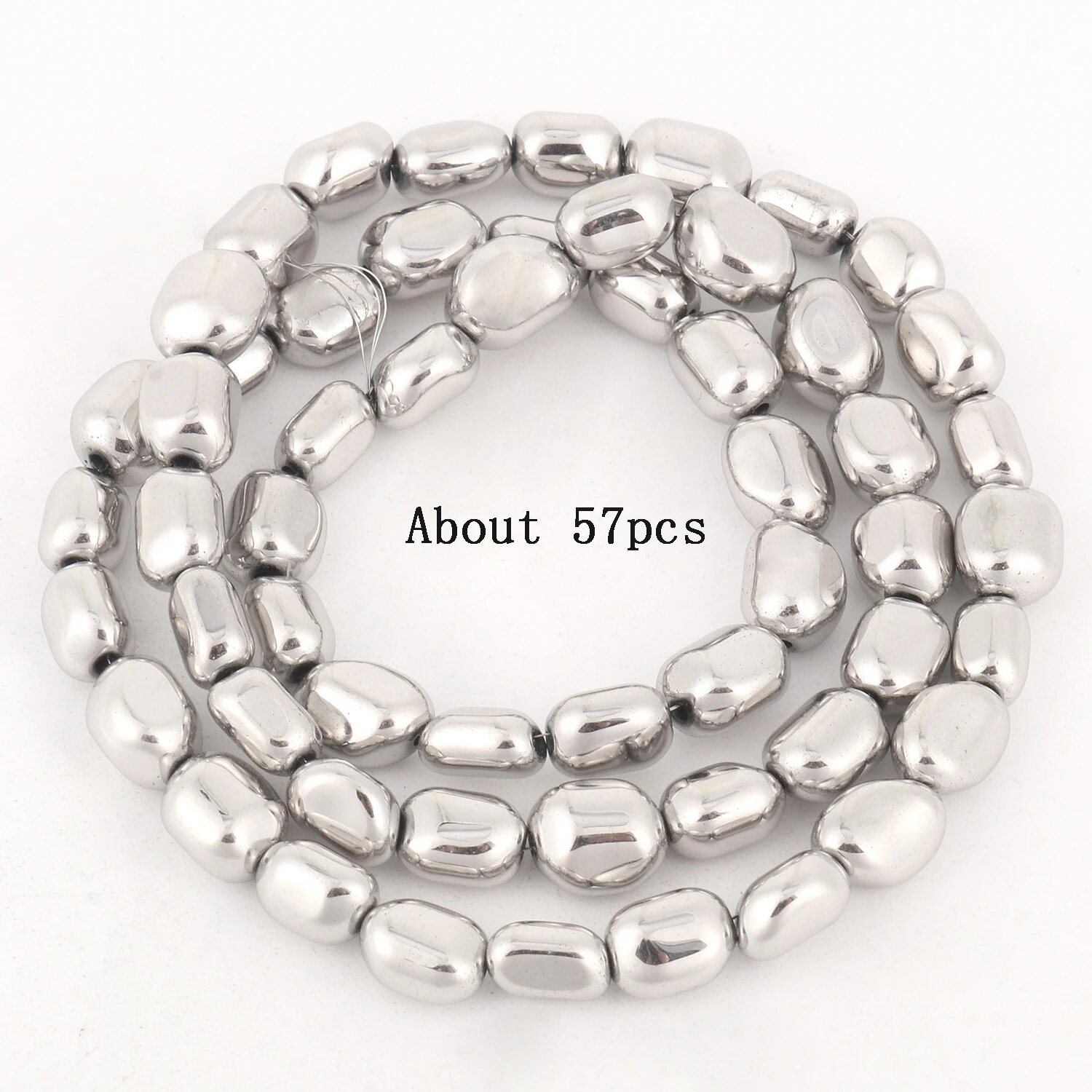 Гематитовые бусины для браслета TTUIJI style6