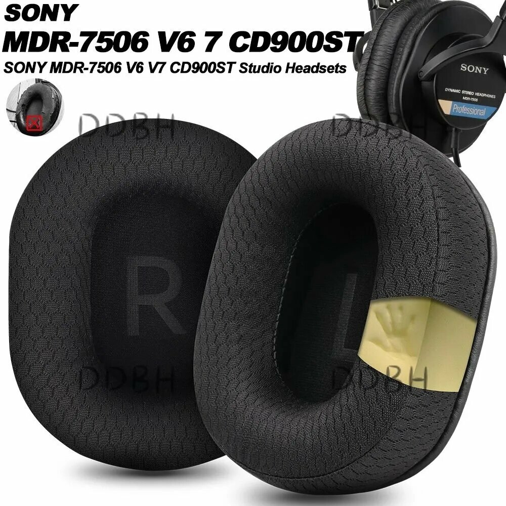 Амбушюры SONY MDR-7506 V6 V7 CD900ST для наушников