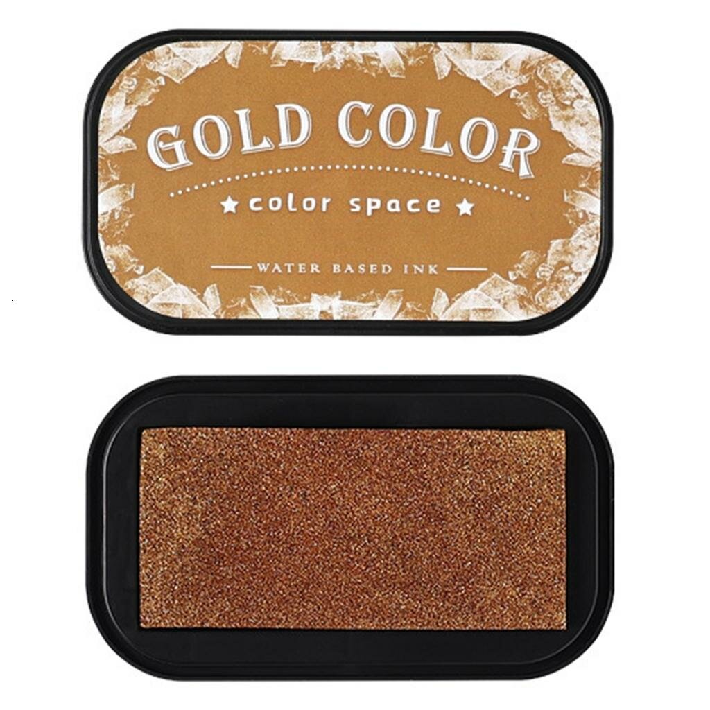 Ретро-чернильница для скрапбукинга, Золото