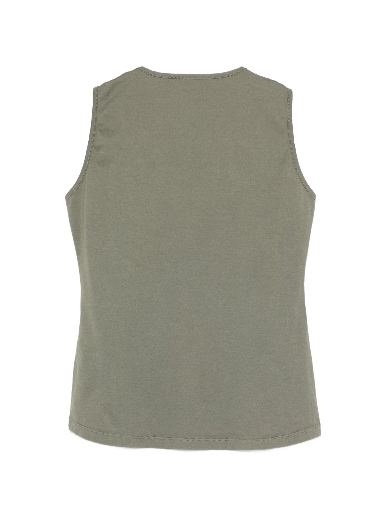 Топ Roberto Collina Sleeveless top, размер S, green — фото 1