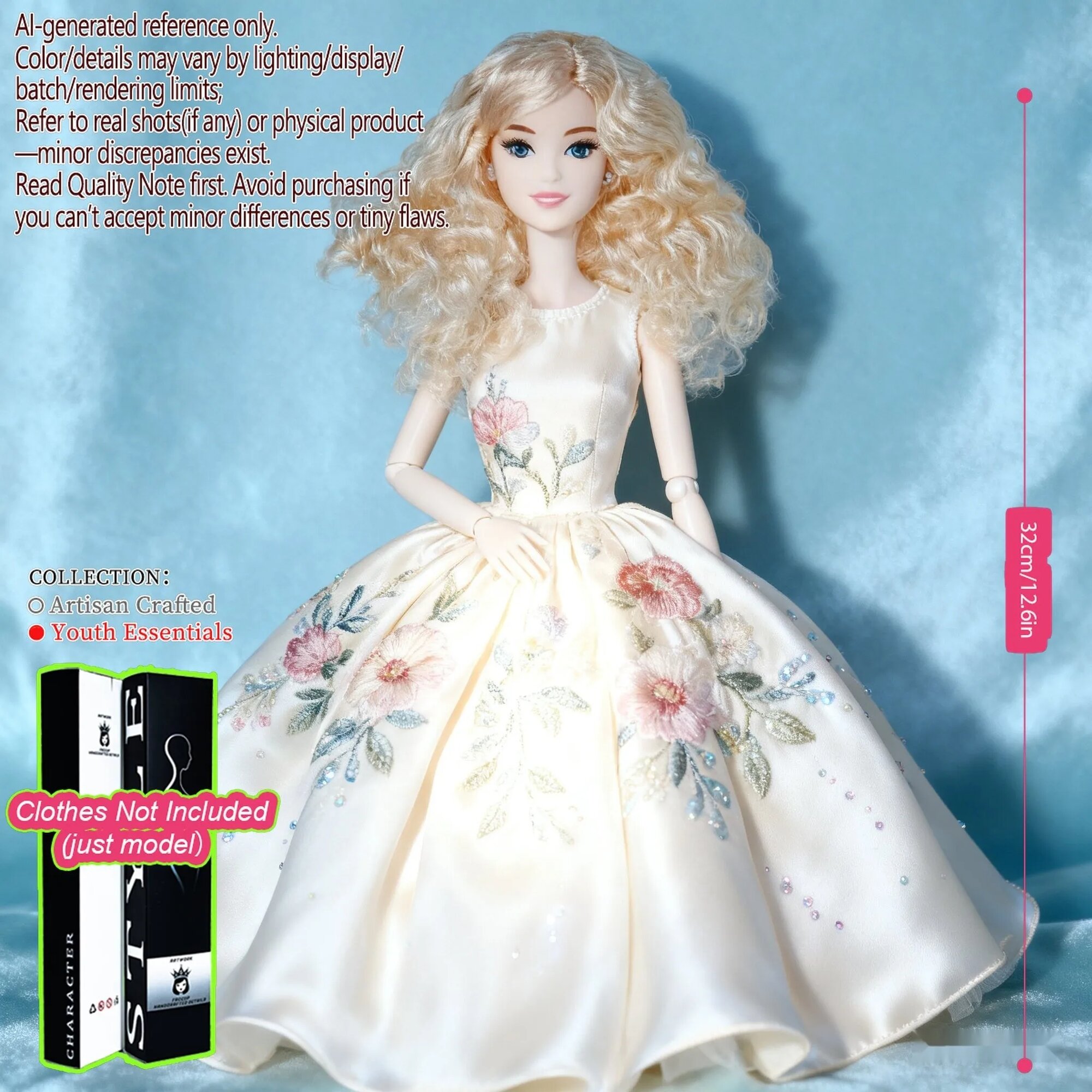 Коллекционная шарнирная кукла BJD 32 см TypeK