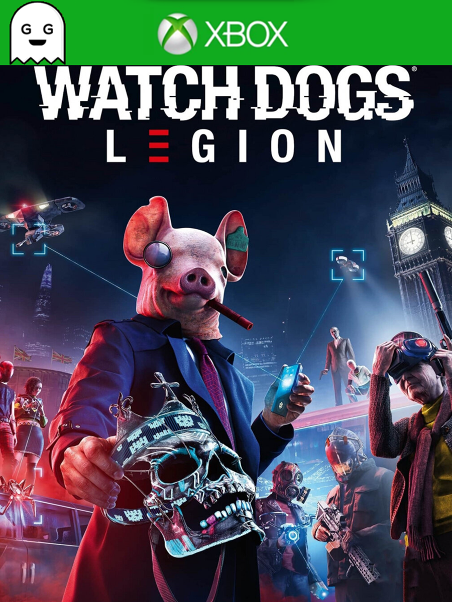 Игра Watch Dogs: Legion, цифровой ключ для Xbox One/Series X|S, русская озвучка