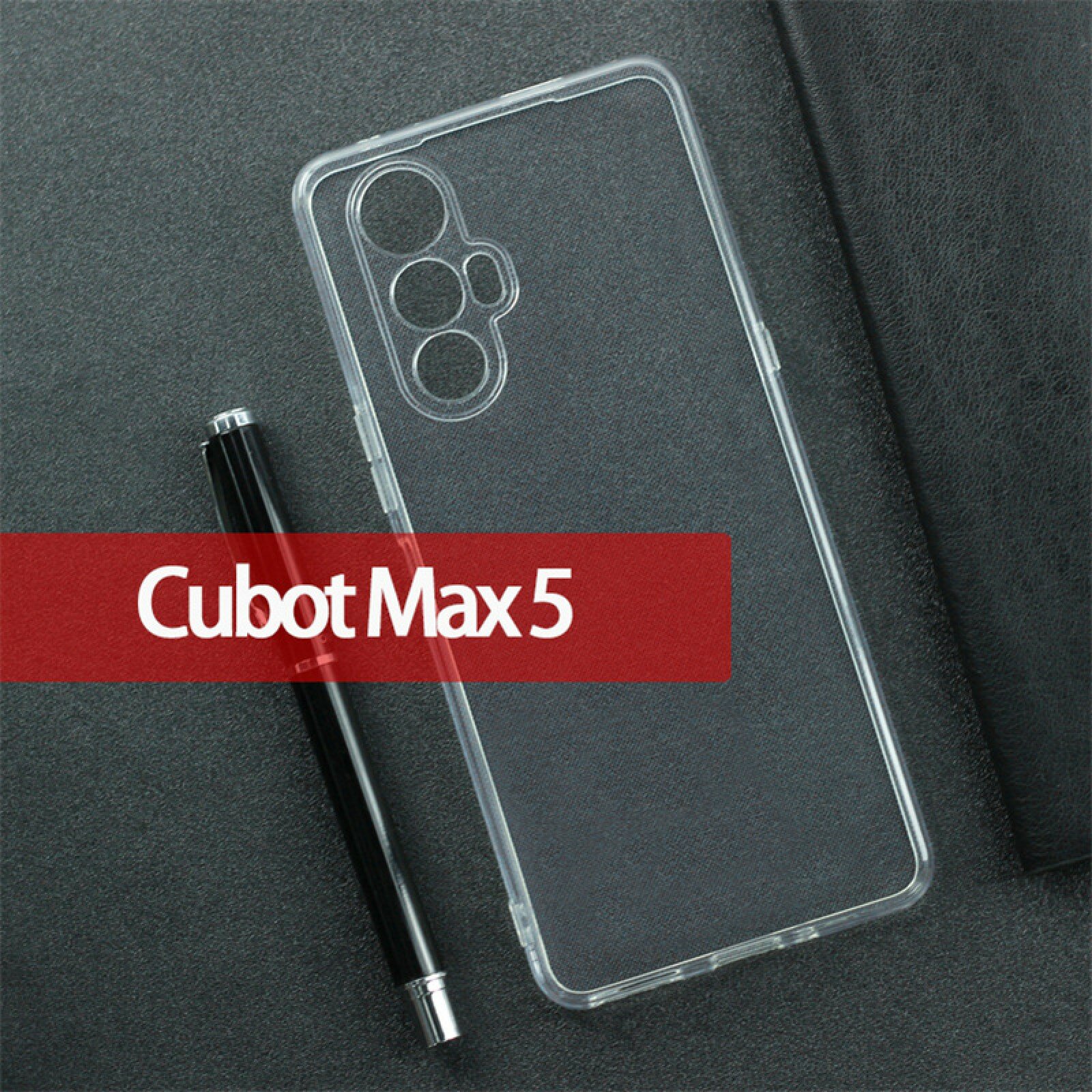 Чехол MyPads Tocco для CUBOT Max 5 ультра-тонкий прозрачный силиконовый бампер
