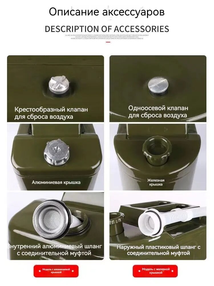 Канистра для ГСМ, 40 л — фото 1