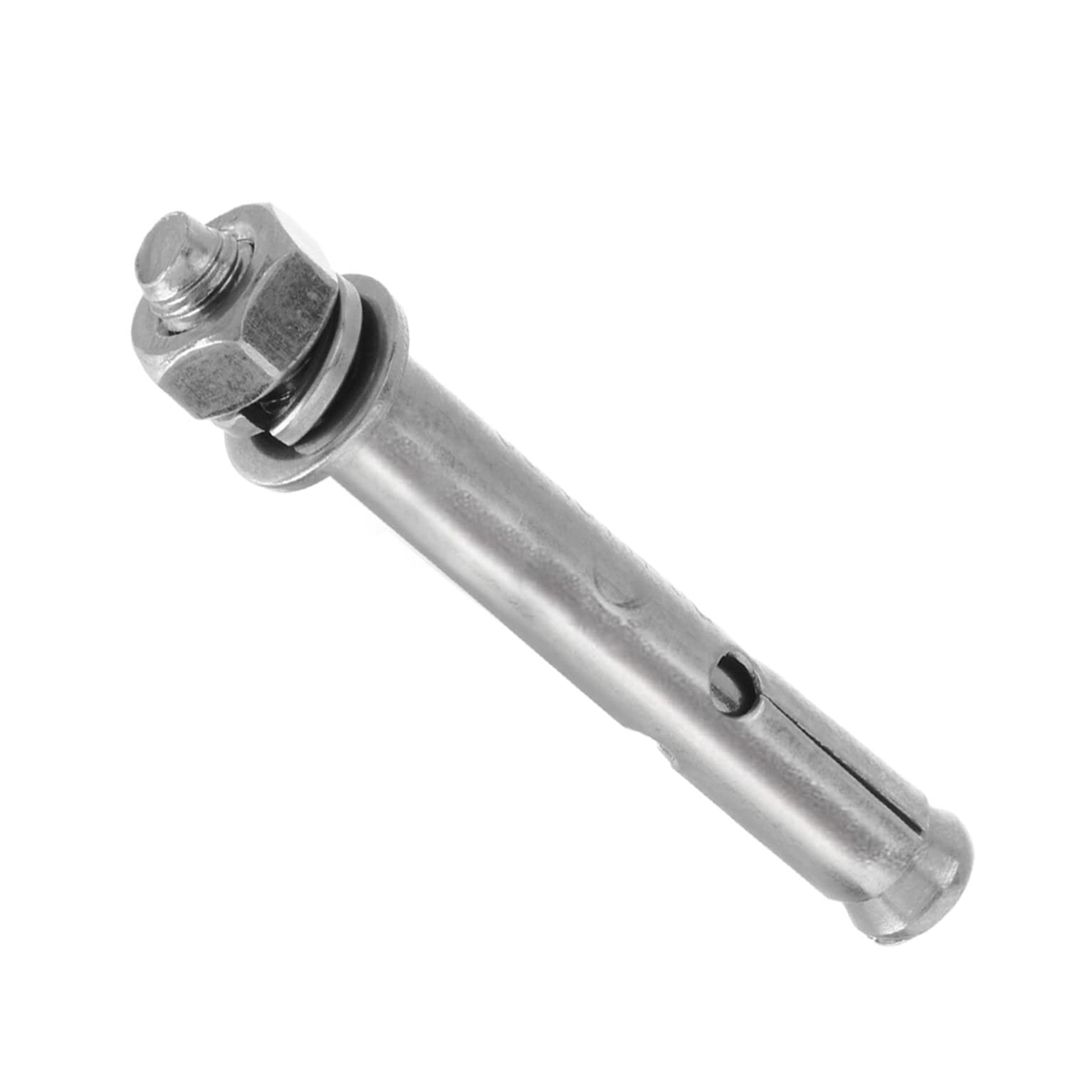 10 шт. M10x100 мм углеродистая сталь оцинкованная шестигранная гайка втулка анкерные расширительные болты крепеж для заб