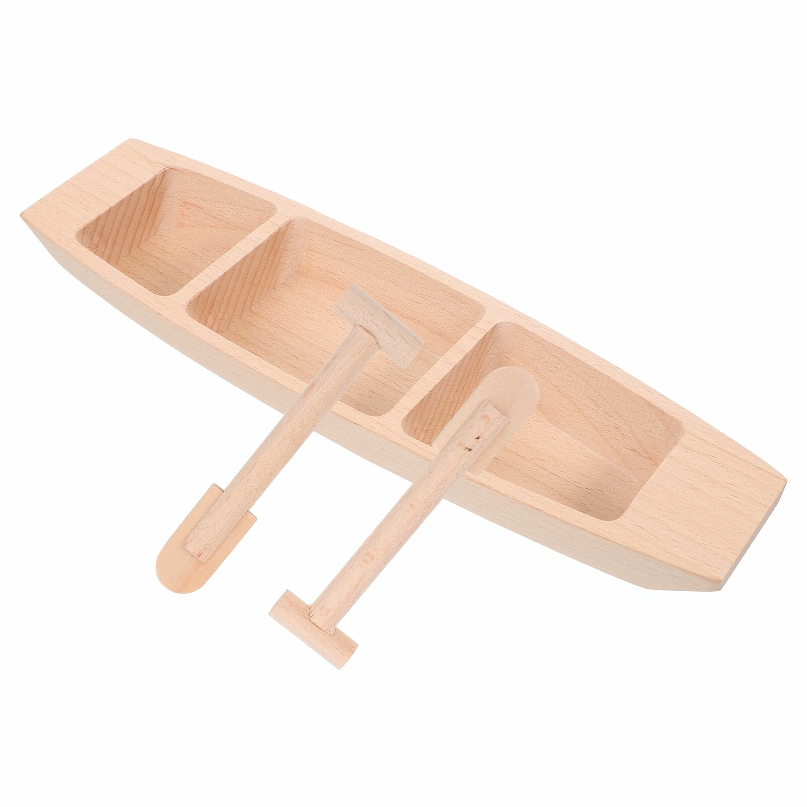 Набор Деревянных Лодок-Декораций, Ручная Работа, 26.00X7.20X3.00См, Для Декора Кухни И Спальни