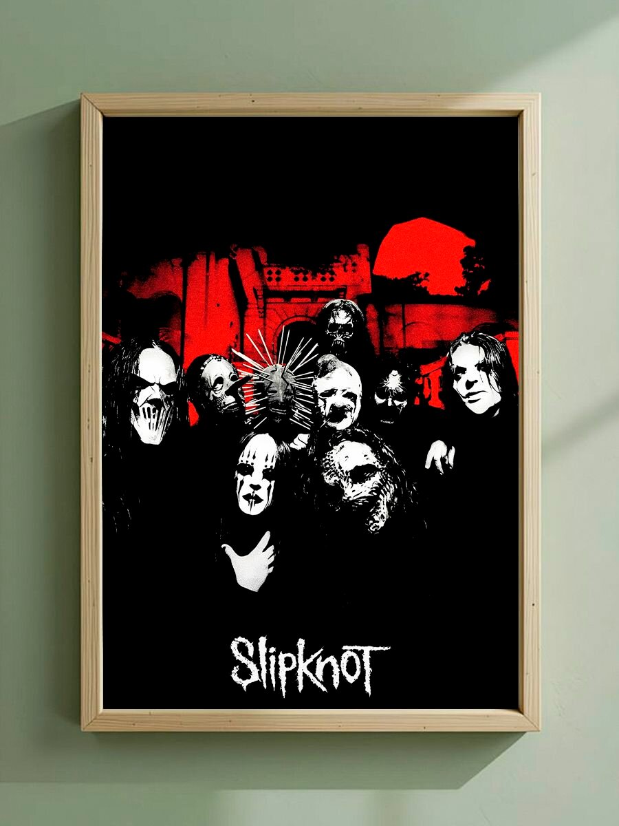 Постер, плакат на стену Slipknot Рок Группа (А3)