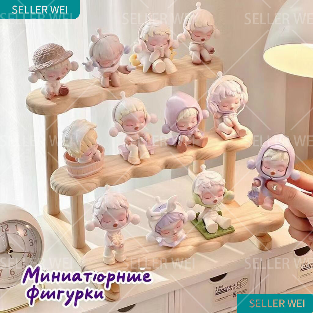 Этажерка, 3 секц, Массив дерева, 21х17.6х17.6 см