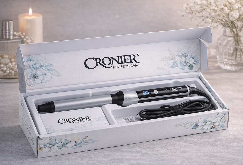 Плойка для волос CRONIER CR-2047 22 мм керамическая ElectroD профессиональная укладка