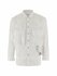 Рубашка And Wander Pocket shirt, размер 36, бежевый/белый