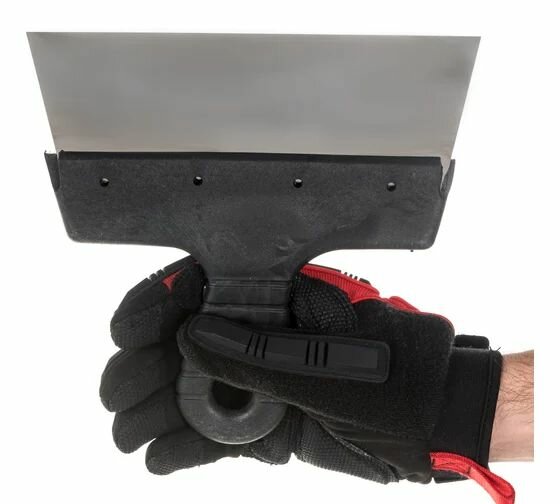 Фасадный шпатель Gigant 200 мм из нержавеющей стали с пластиковой ручкой