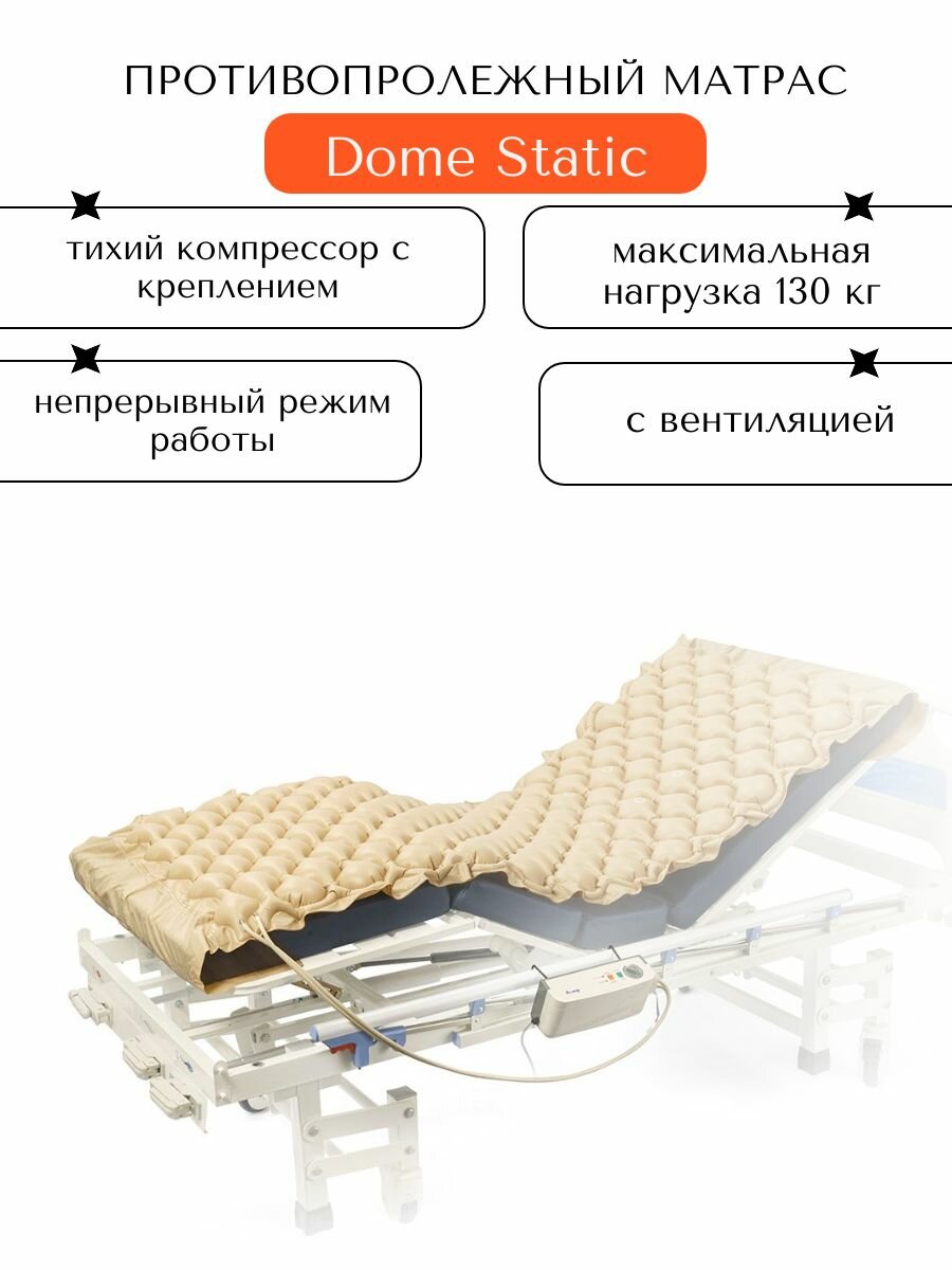 Система противопролежневая надувная Barry Dome Static (200x90x7)