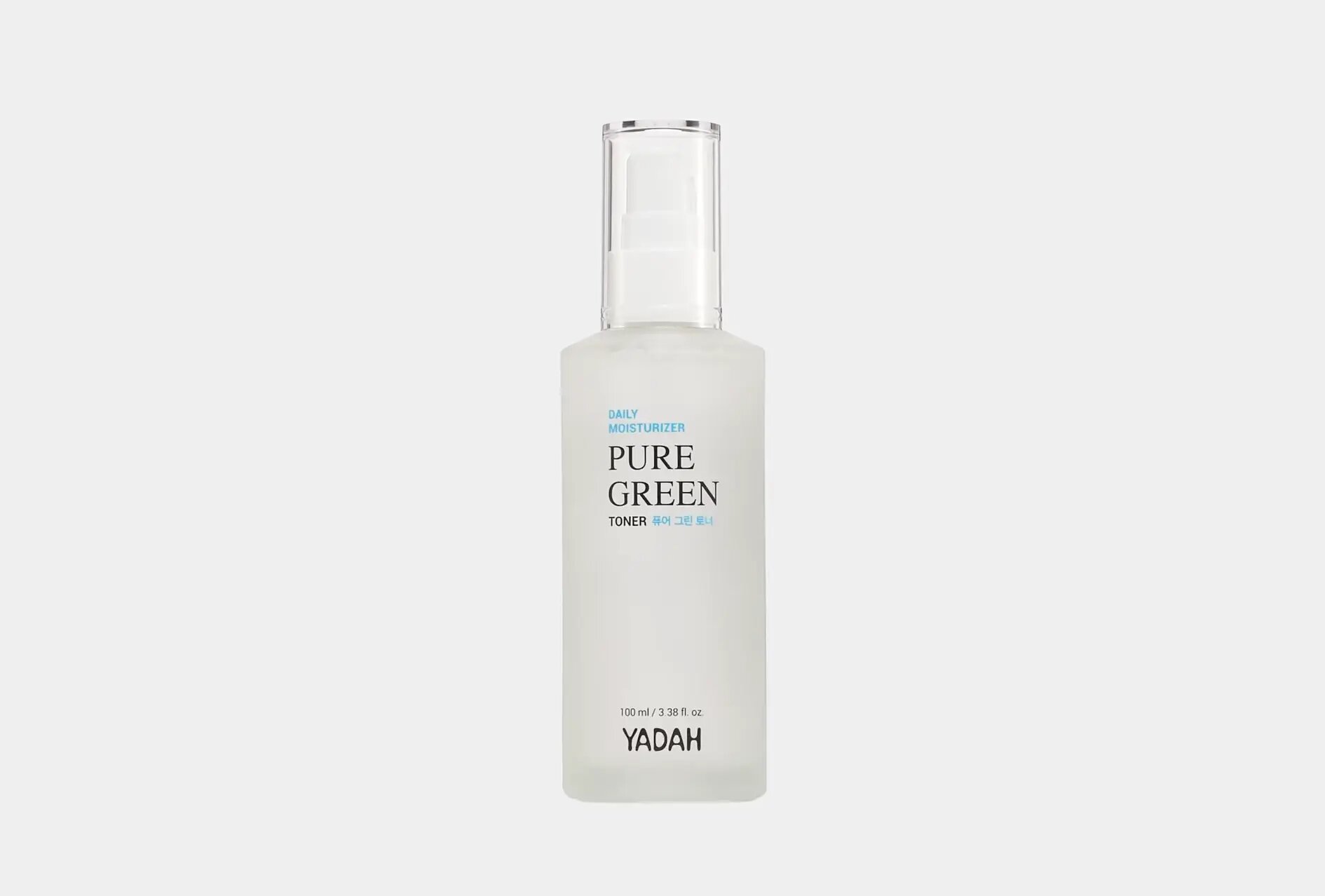 Тонер YADAH "PURE GREEN", увлажняющий, для чувствительной кожи, 100 мл