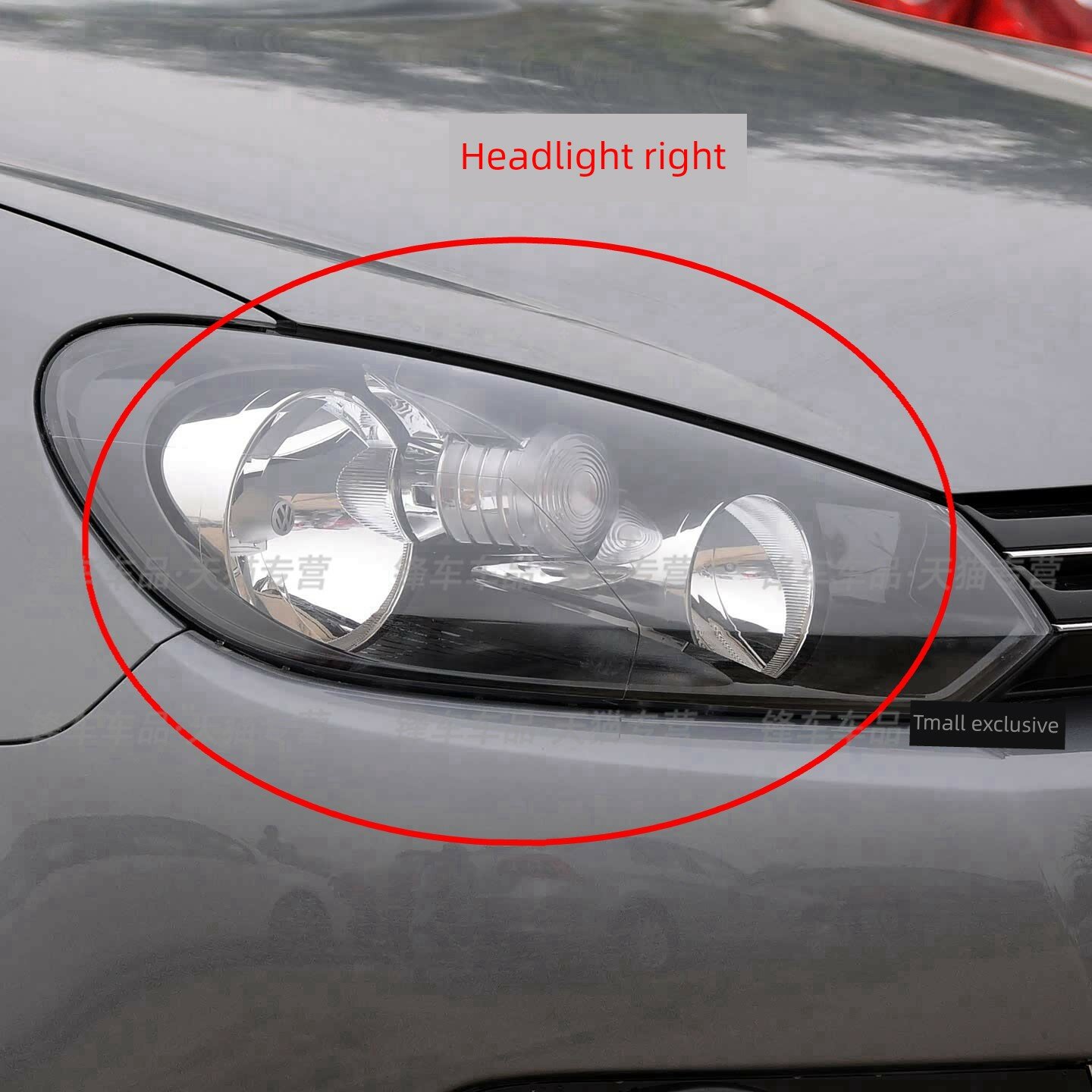 Оригинальная передняя фара для Volkswagen Golf 6 (2010-2013) правая сторона пассажира, одна деталь, замена