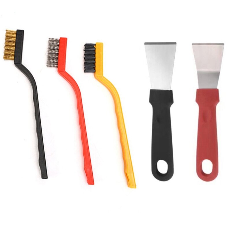 Мини-Проволочная Щетка Для Полировки Металла, Очищающая Ржавчину, Щетка Для Автоматической Газовой Плиты, Аксессуары Для Чистки Труб