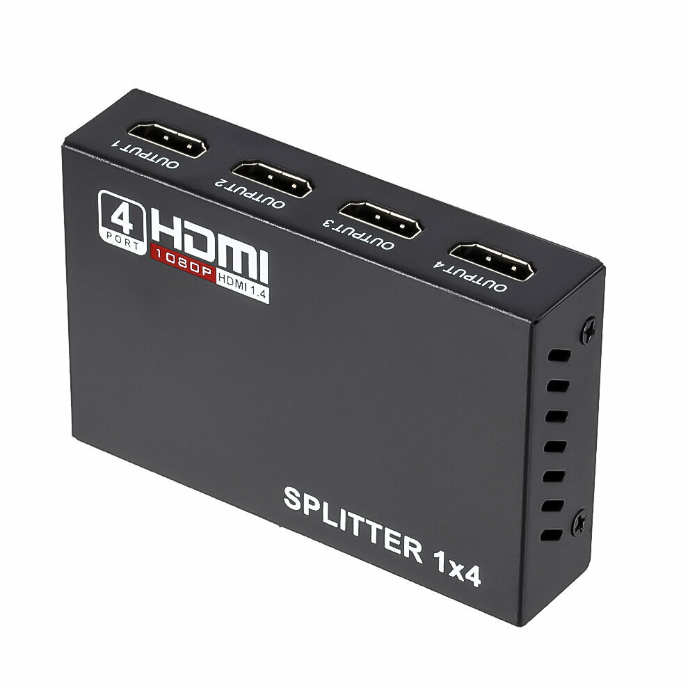 Сплиттер PALMEXX 1HDMI*4HDMI, 1080p@60Hz, 3D 120Hz, HDMI 1.4