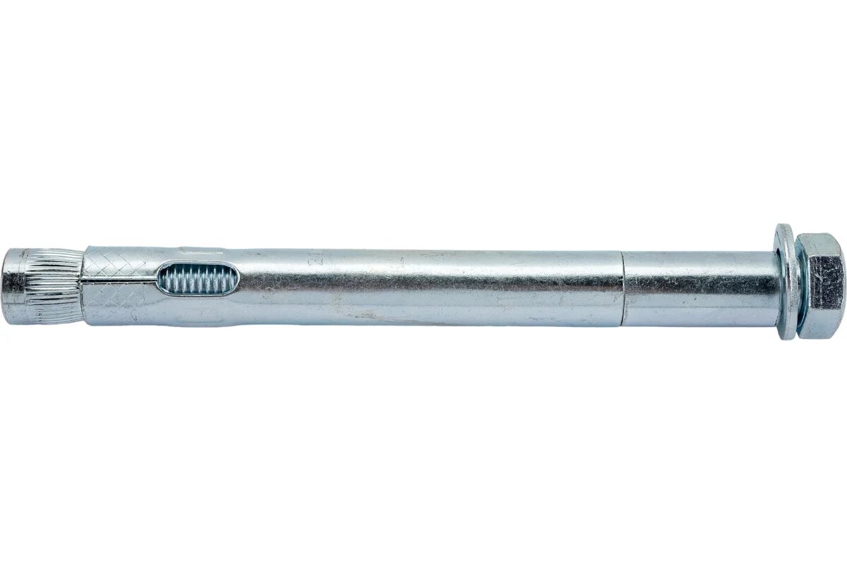 Анкерный болт STARFIX М16x20x200 мм из стали с желтопассивированным покрытием для крепления тяжеловесных конструкций к бетону, камню и кирпичу